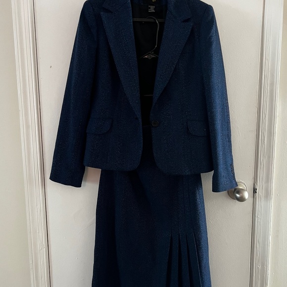 Dillon | Jackets & Coats | Vintage Elegant Classy Blue Suit | Poshmark